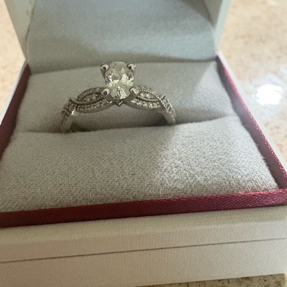 shane co | Jewelry | Shane Co 4k White Gold Engagement Ring | Poshmark